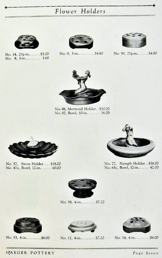 Peter Christensen's Ceramic Flower Frog Collection